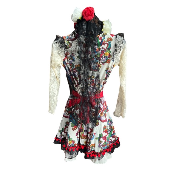 Yandy | Costumes | Yandy Party King La Novia Child Day Of The Dead ...